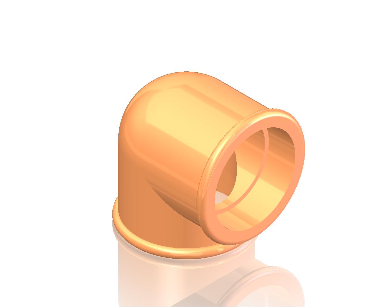 弯头A1(90) GB/T3287-20113D模型免费下载-国家标准GB模型下载-3DSOURCE零件库!