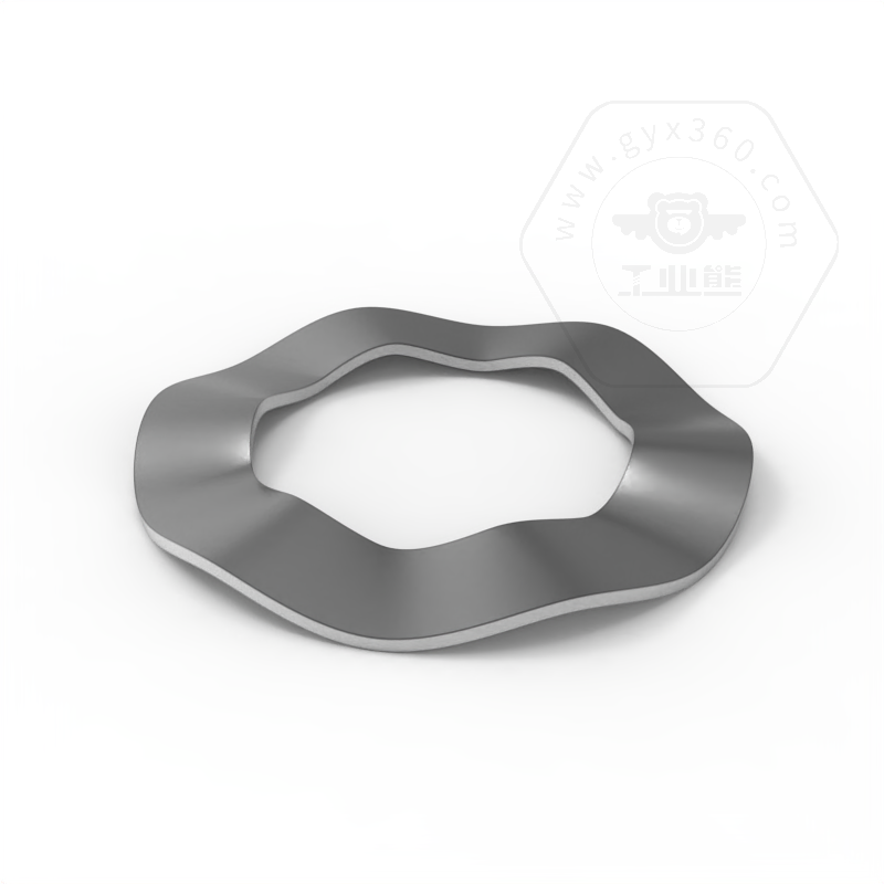 JB/T 7590-2005电机用钢质波形弹簧垫圈3D模型免费下载-工业熊紧固件模型下载-3DSOURCE零件库!